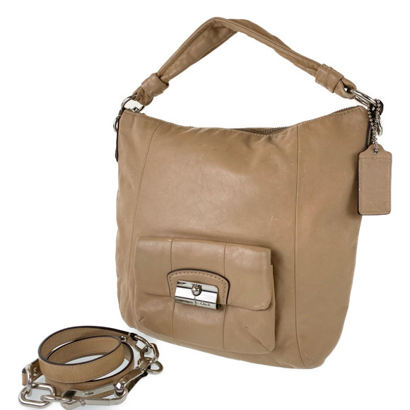 Coach | Bags | Coach Coach Leather 2way Shoulder Bag Brown Leather ...